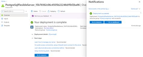 quickstart create server azure portal azure database