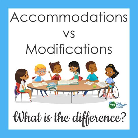 Accommodations Vs Modifications Your Therapy Source