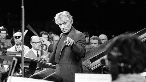 Leonard Bernstein Conducting With Face