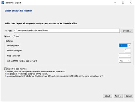 export data from mysql tables to azure sql database