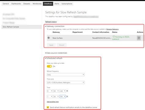 how to use dataflow to make the refresh of power bi solution faster