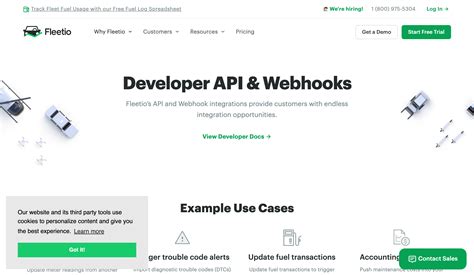 fleetio api developer docs apis sdks and auth api tracker