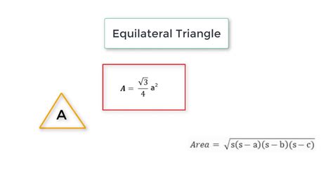 find area of an equilateral triangle c program youtube
