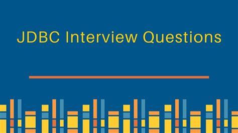 jdbc interview questions and answers journaldev