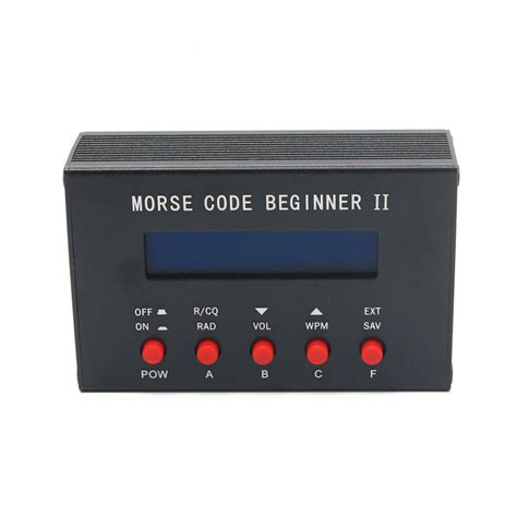 Cw Trainers Telegraphy Radio Transceiver Morse Code Beginner Ii With