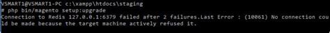 magento2 2 6 how to fix connection to redis failed