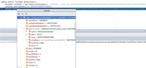 minimum date in java stack overflow
