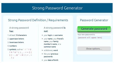 generate strong passwords with 40 online tools hongkiat