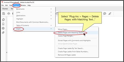 deleting pdf pages by text search