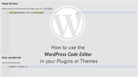 how to use the wordpress code editor in your plugins or themes igor benić