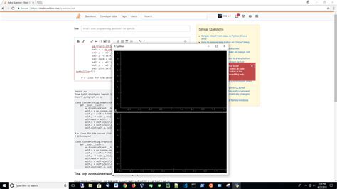 python pyqt5 with pyqtgraph building two graphs stack
