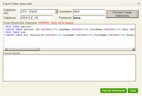 Understanding Vmd Files Use Iguana To Create Database Tables From Vmd