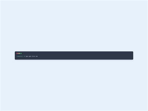 simple terminal cards widget
