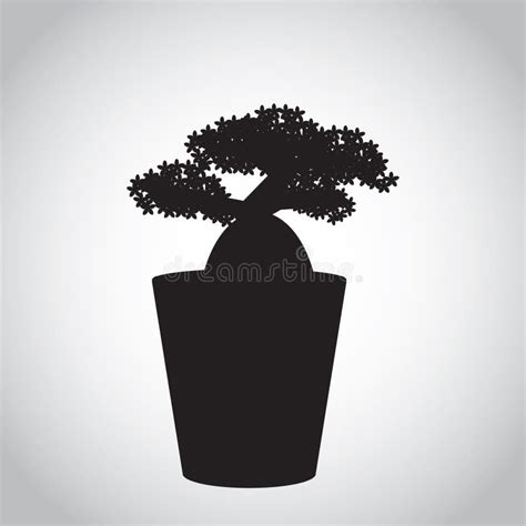 Potted Plant Silhouette Stock Illustrations 4 221 Potted Plant