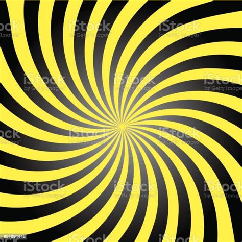 Swirling Radial Pattern Background Vector Illustration For Swirl Design