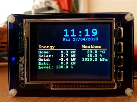 raspberry pi desk clock with data display tutorial australia