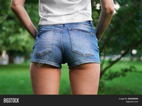 Rear View Young Woman Image And Photo Free Trial Bigstock