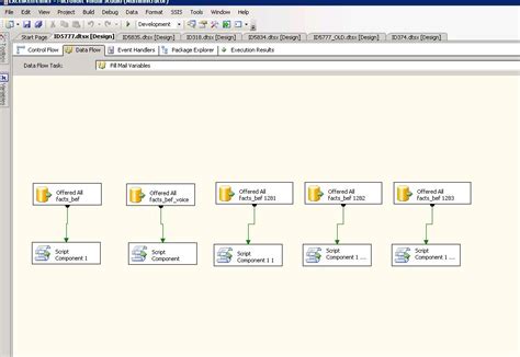 sql server proceed after multiple operations in one data flow task