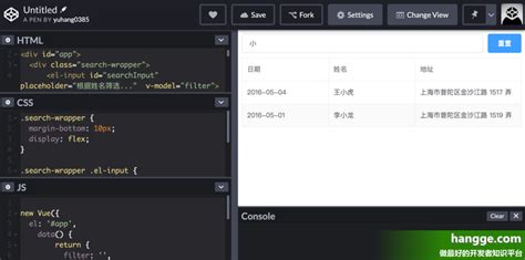 codepen 一个在线的前端代码编辑工具（可用于制作测试页面、代码调试）