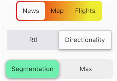 create a segmented control widget with slider button flutter stack