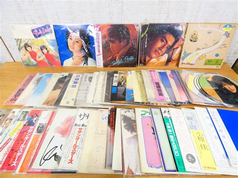 【傷や汚れあり】 邦楽 ポップス 歌謡曲 アイドルなど色んなジャンル Lpレコード約55枚まとめて ピンクレディー 野村宏伸 川崎麻世 他