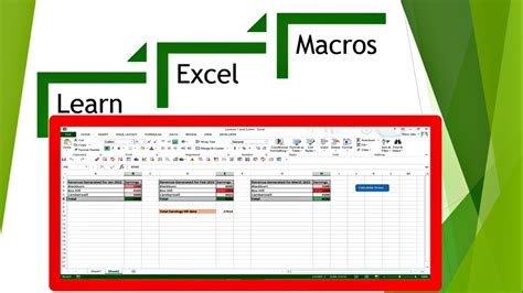 excel macros writing code in excel vb script vba youtube