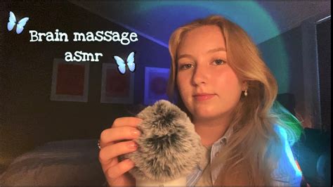 Brain Massage Asmr Fluffy Mic And Foam Cover Scratching 🦋☁️ Youtube