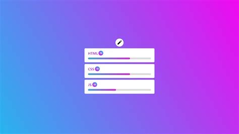 how to create a editable progress bar using html and css and js progress