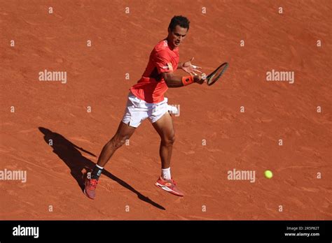 Paris France 04th June 2023 Juan Pablo Varillas Of Peru During Day