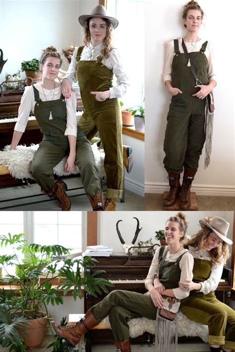Womens Workwear Overalls At Revivall Revivall Clothing Boho Chic