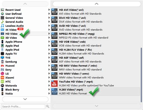 can t find hevc h 265 in adobe media encoder video transfer