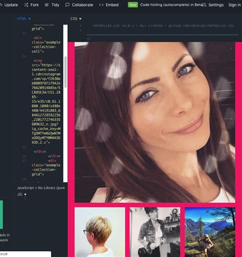 html responsive image grid 1 and 3 underneath with