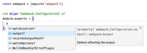 javascript property suggestions do not pick up type from jsdoc comment
