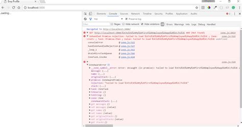 angular getting zone js related console error when loading index