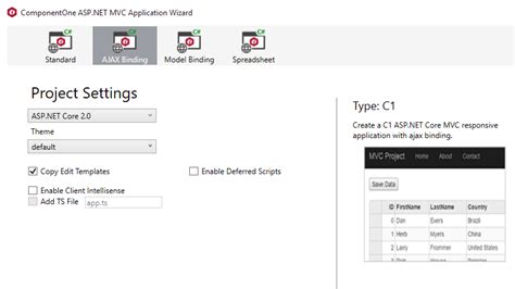 asp mvc ui controls 40 asp grids charts reports componentone