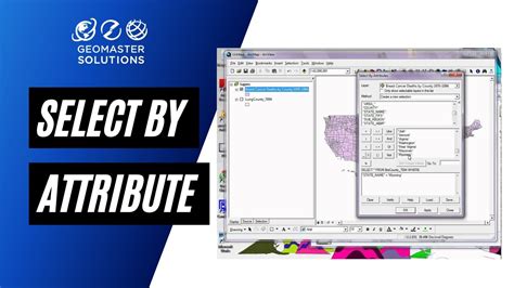 utilización de la herramienta select by attributes en arcgis youtube