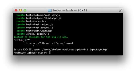 ember js how to solve throw er unhandled stream