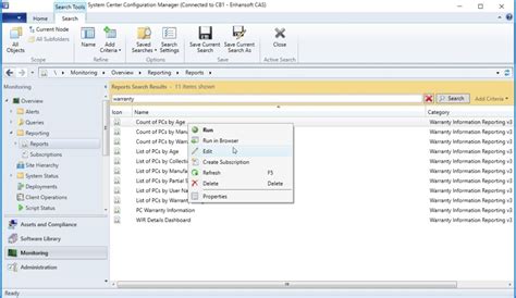 editing sccm reports with report builder recast software