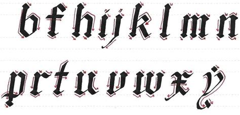 mastering calligraphy how to write in gothic script