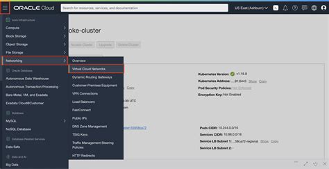 部署 oracle container engine for kubernetes