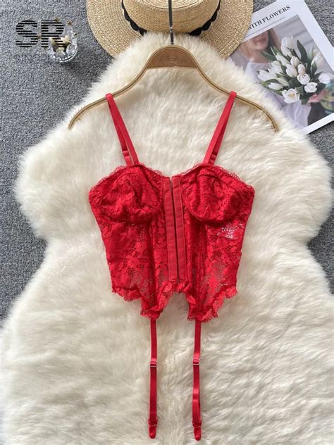 Singreiny Summer Lace Floral Camisole 2023 Women Sheath Sexy Sling Top
