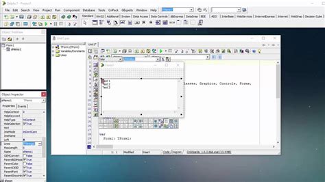 tutorial delphi 7 clean the writing on the memo youtube