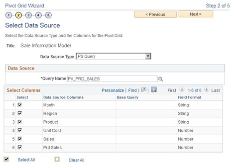 selecting a data source