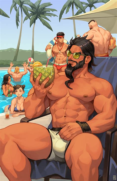 Chun Li Ryu Ken Masters Zangief Laura Matsuda And 2 More Street