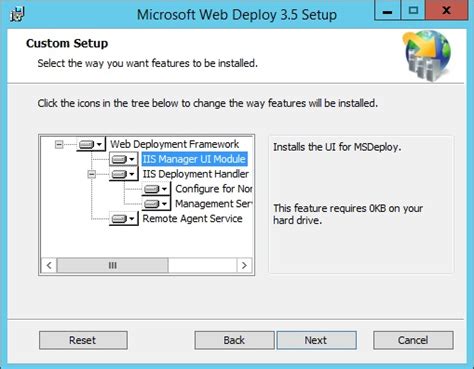 installing and configuring web deploy on iis 8 0 or later microsoft learn