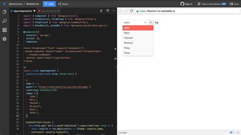 three ways to implement form dropdowns in angular using kendo ui