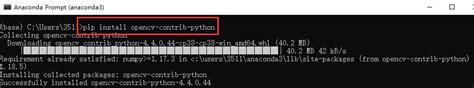 no module named cv2 使用anaconda3的jupyter进行import cv2（解决