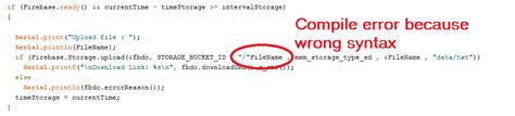 call c str function from string class for upload file txt to storage