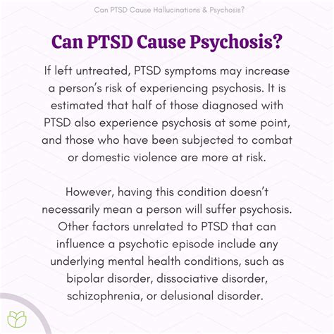 Psychosis And Hallucinations In Ptsd