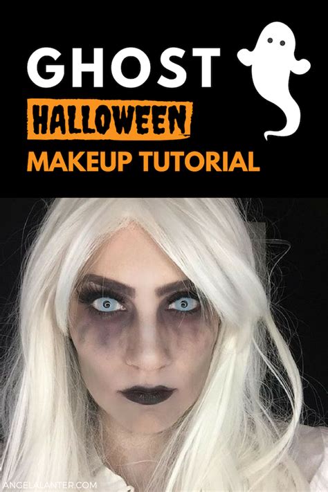 Easy To Follow Tutorial Ghost Makeup Tutorial For Halloween Angela